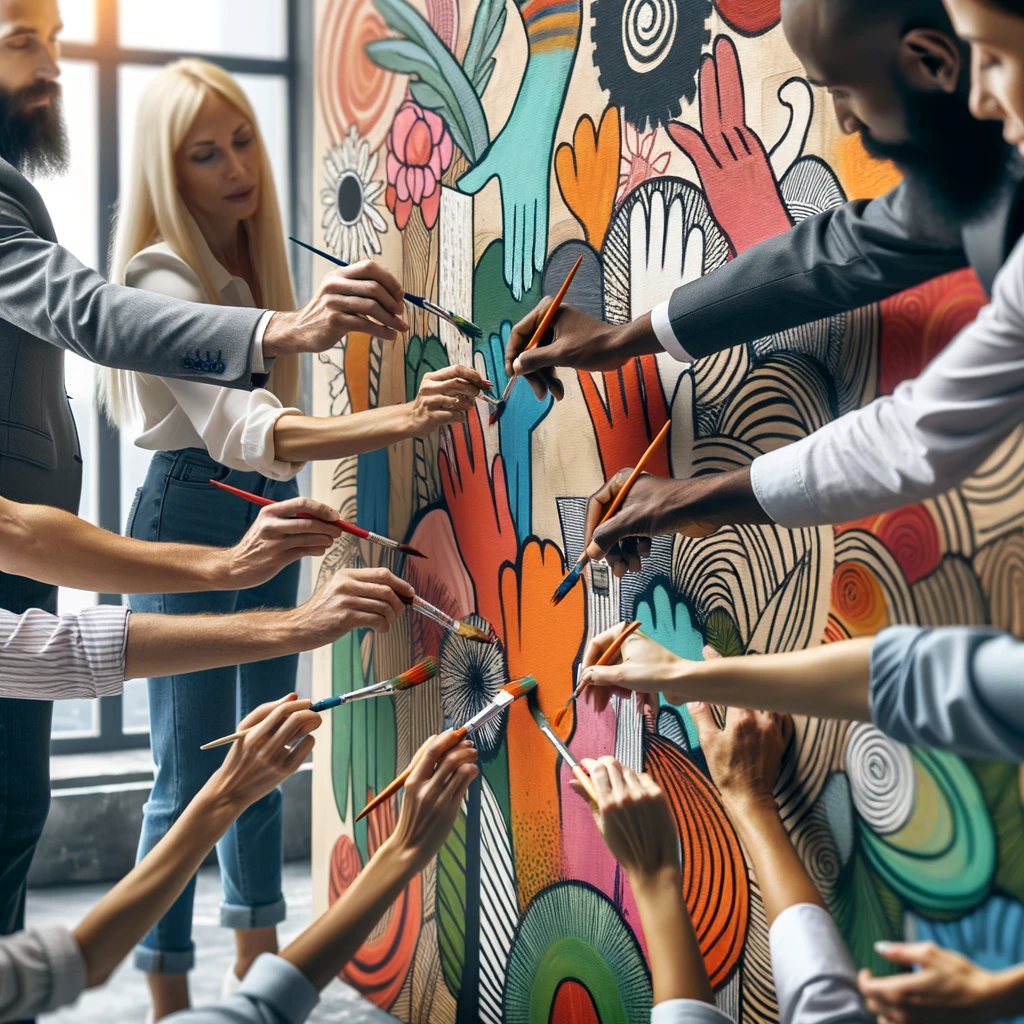 Fresque Participative : Animé par un Artiste Professionnel - The Art Office