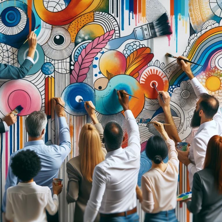 Fresque Participative : Animé par un Artiste Professionnel - The Art Office