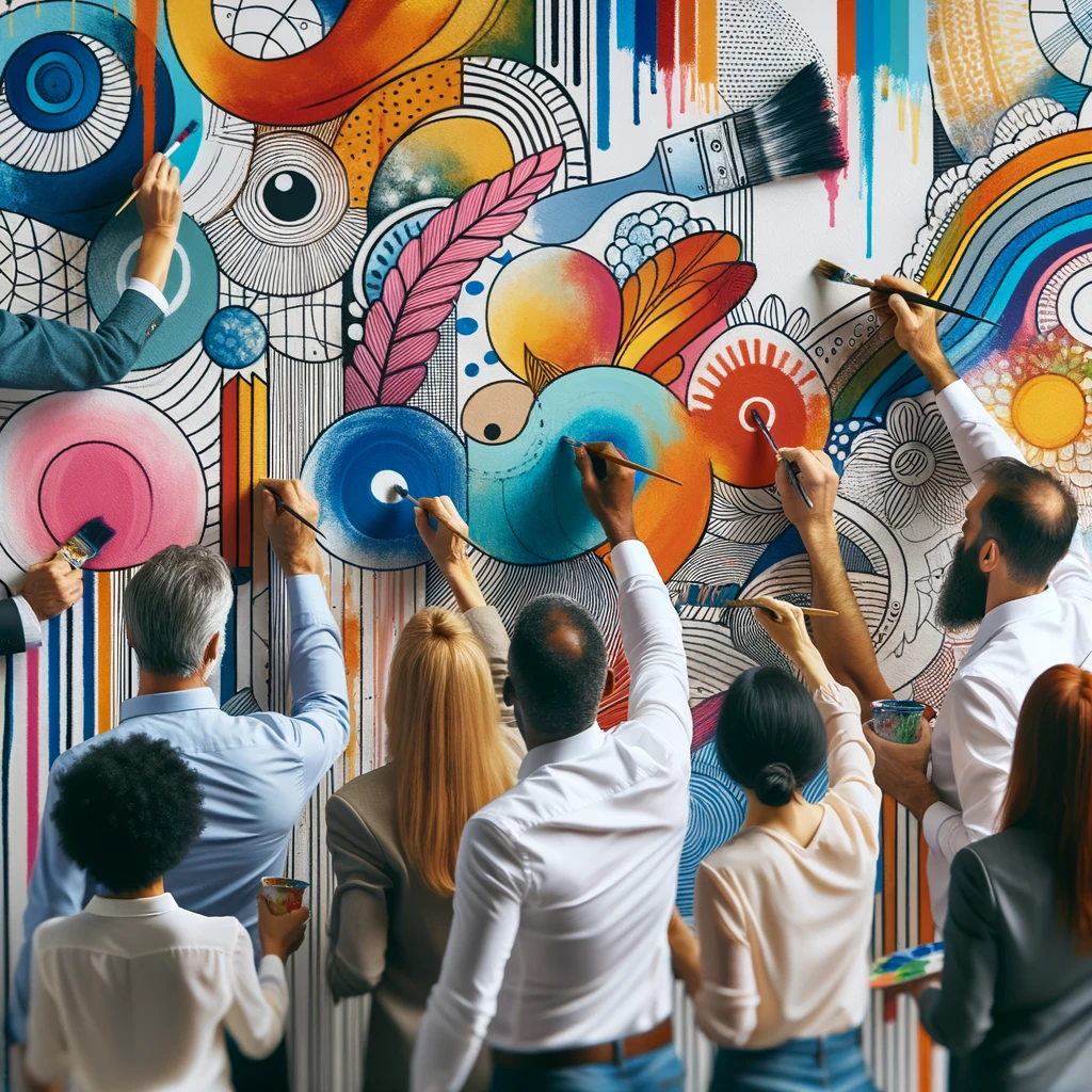 Fresque Participative : Animé par un Artiste Professionnel - The Art Office