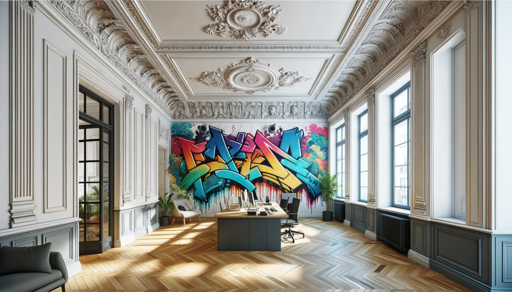 Fresque Murale Moderne : Tarif + Réalisations - The Art Office
