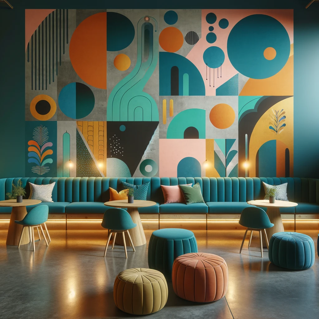 Fresque pour Coworking - The Art Office